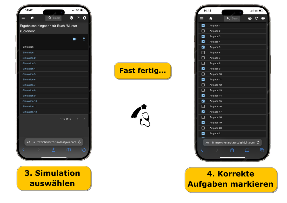 TMS-Prozentrang-Tool – Sternzeichen Arzt